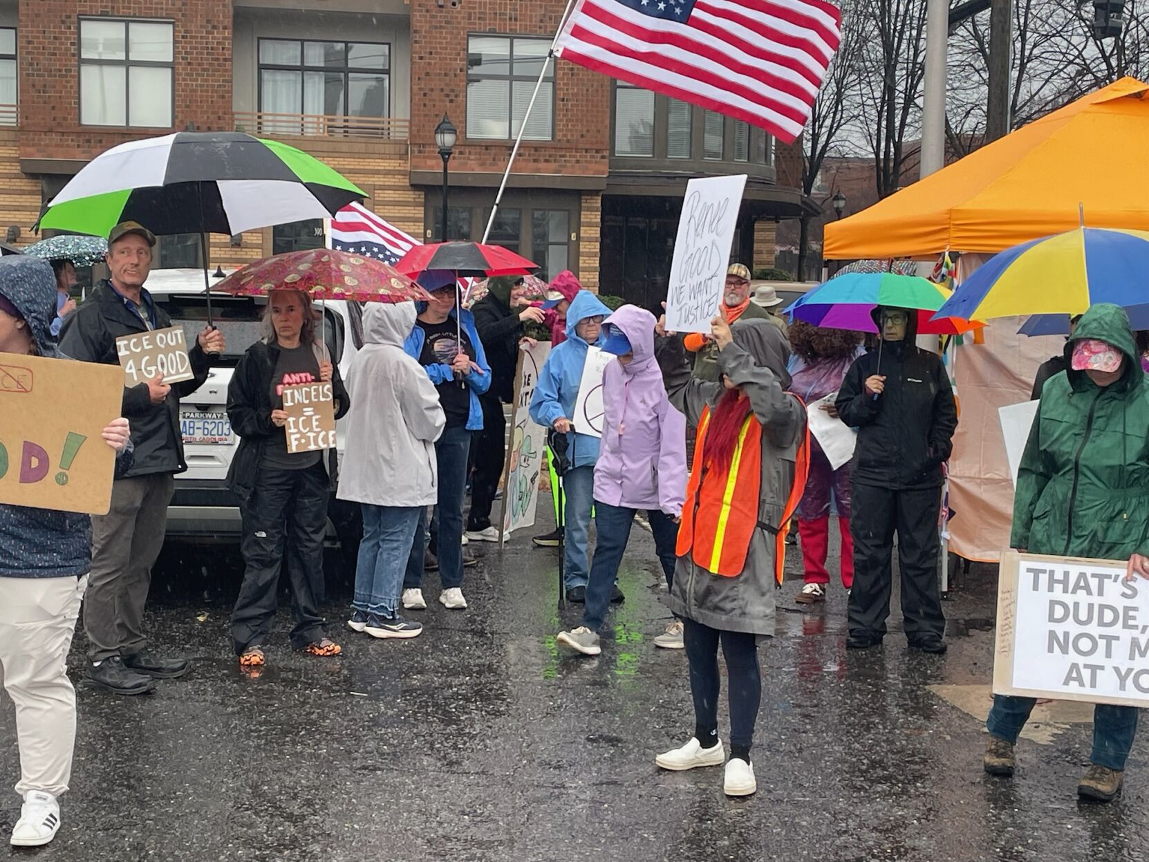 Protest in Winston-Salem for Renee Good draws 300 people