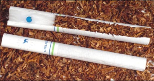 crushable cigarettes