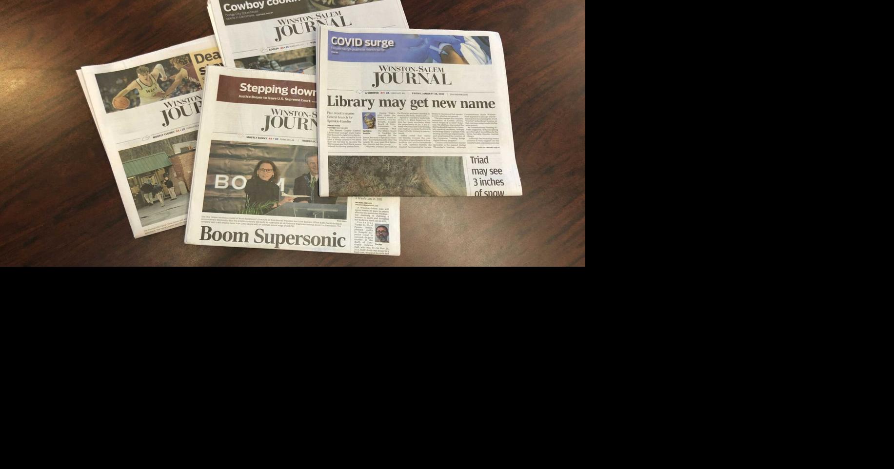 A note to newspaper subscribers about Veterans Day