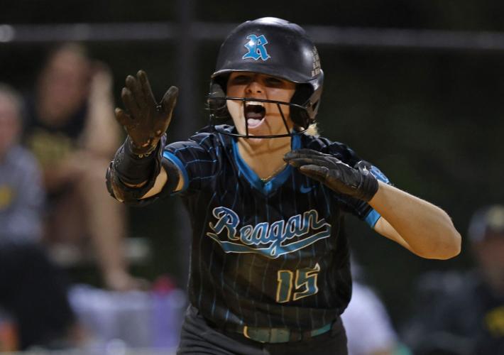 Reagan High School's Bailey Huff excels in softball, track