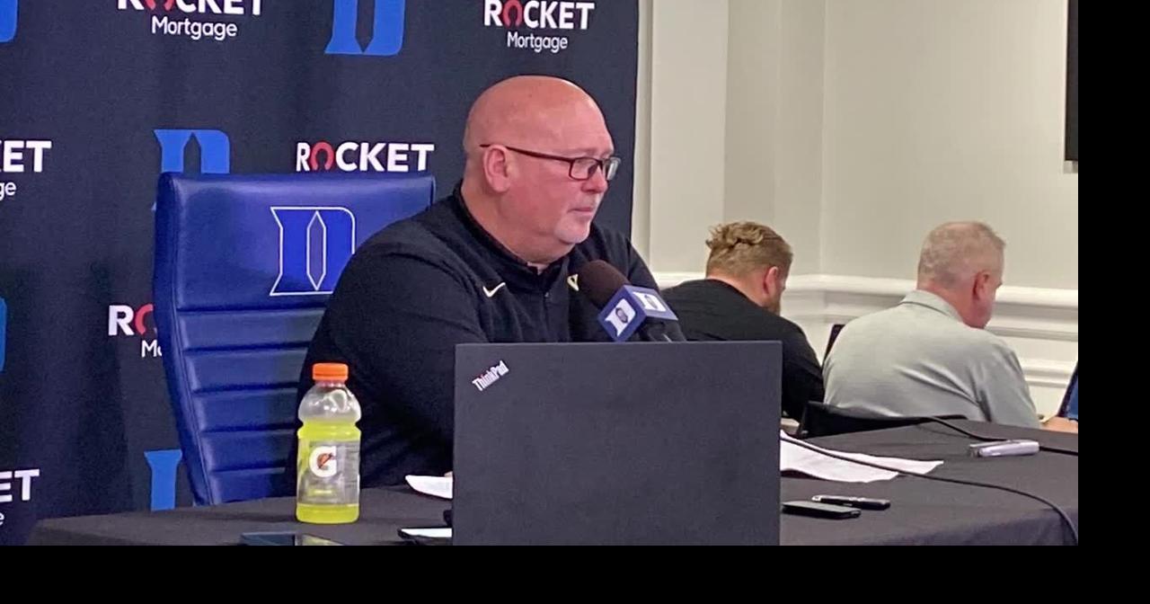 Coach Steve Forbes of Wake Forest talks about a loss to Duke