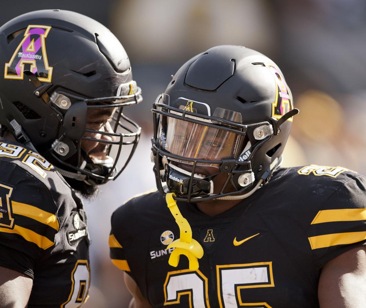 App State offensive line, Jalin Moore accepted the Georgia State challenge