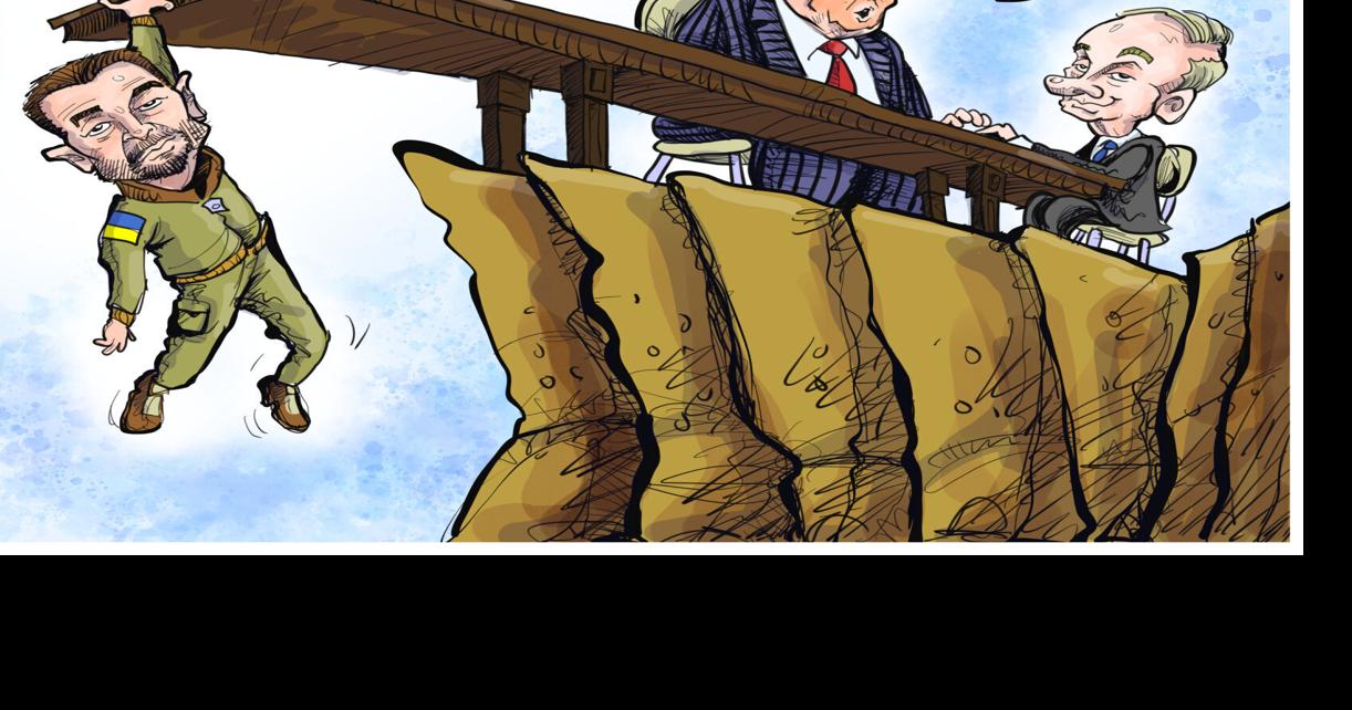 11 political cartoons debate the fate of Ukraine