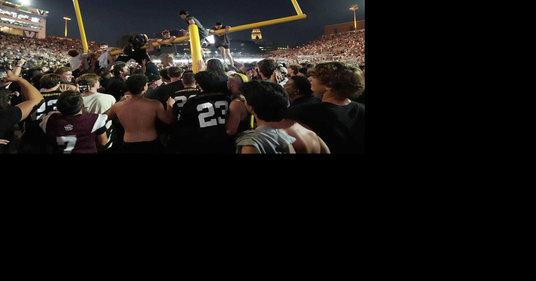 I can't believe my alma mater Vanderbilt just beat Alabama