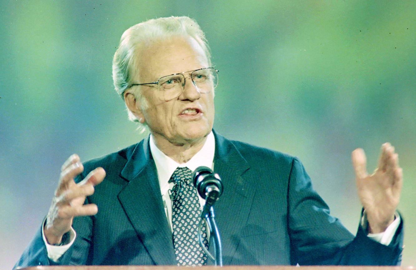 The Rev. Billy Graham through the years