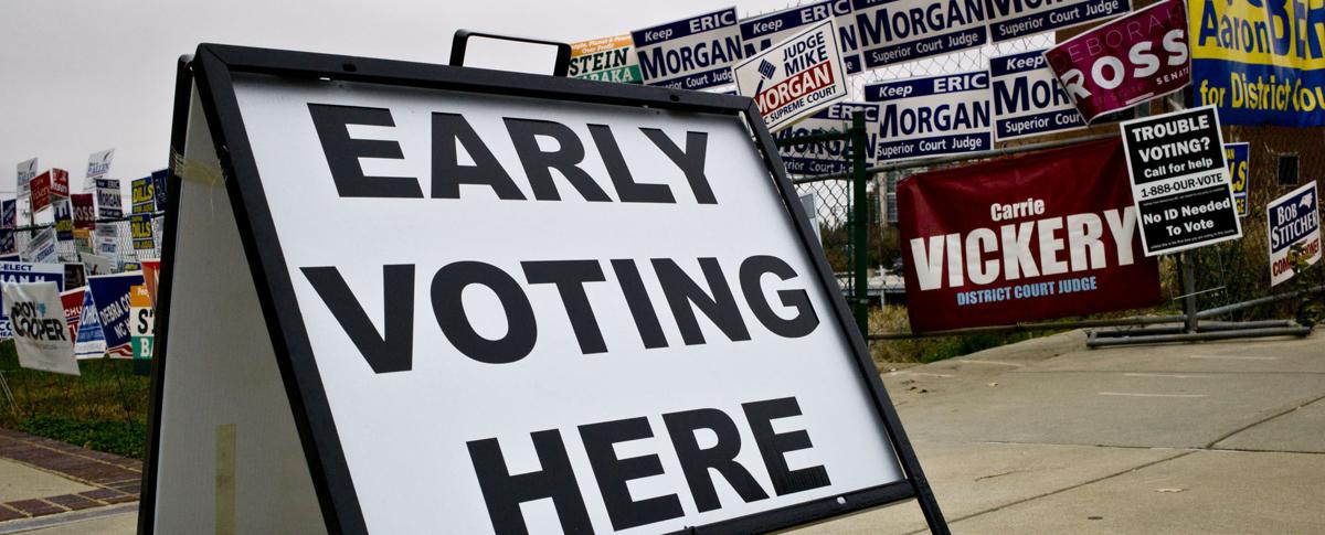 First day of early voting in North Carolina exceeds 2014 start