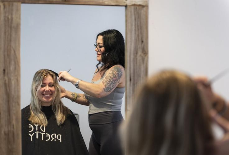 Dye Pretty duo combines hair salon with art gallery