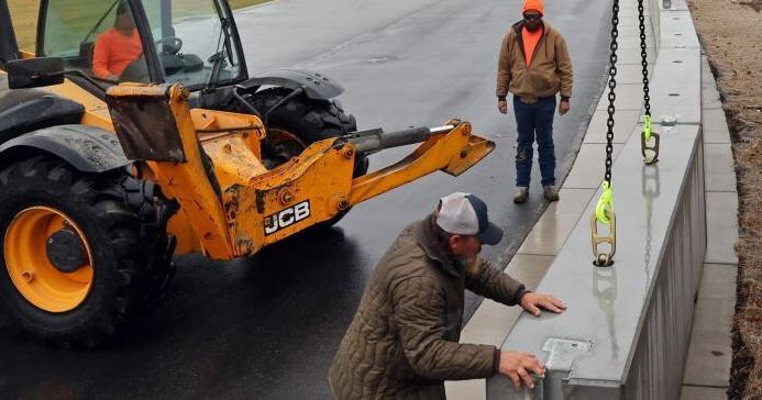 New SAFER barrier walls being added to Bowman Gray Stadium