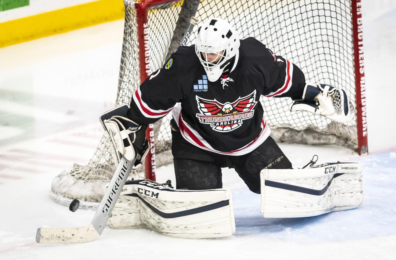 Goalie Jake Mullen settling in nicely for the first-place Carolina ...