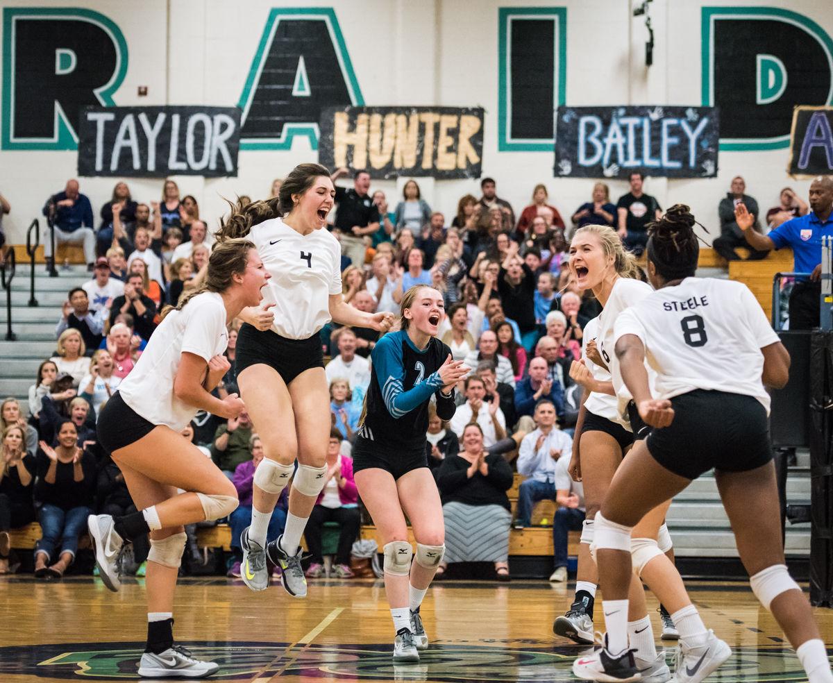 Reagan Volleyball Defeats Davie County in Five Sets
