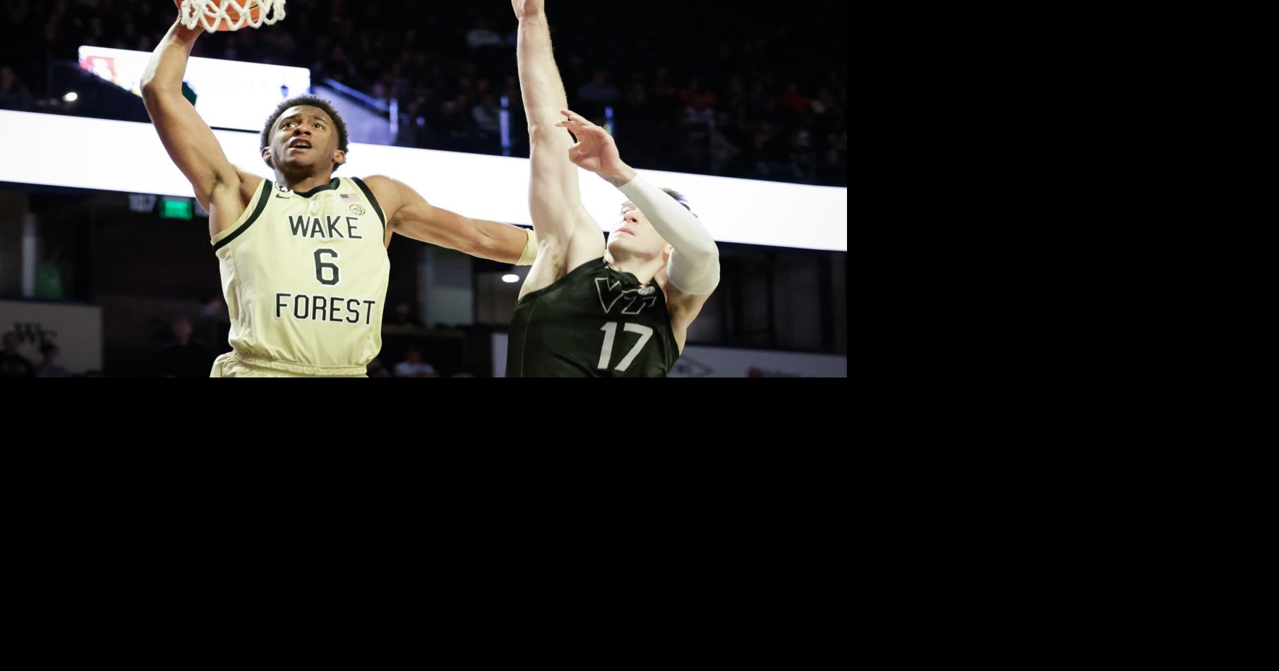 Wake Forest ACC Men's Basketball Game Virginia Tech Deacs