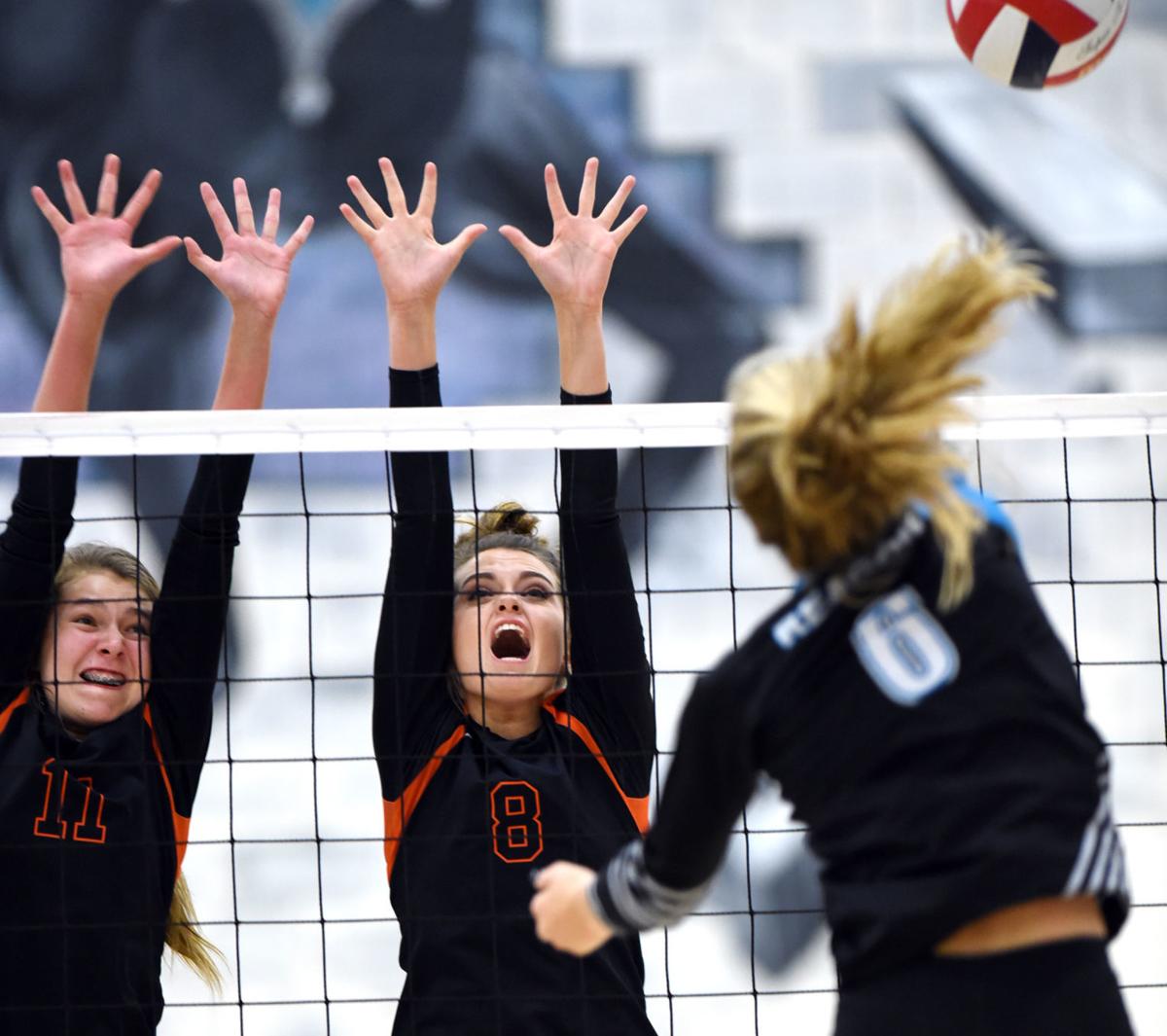 Photos: Davie volleyball scores first ever win over Reagan
