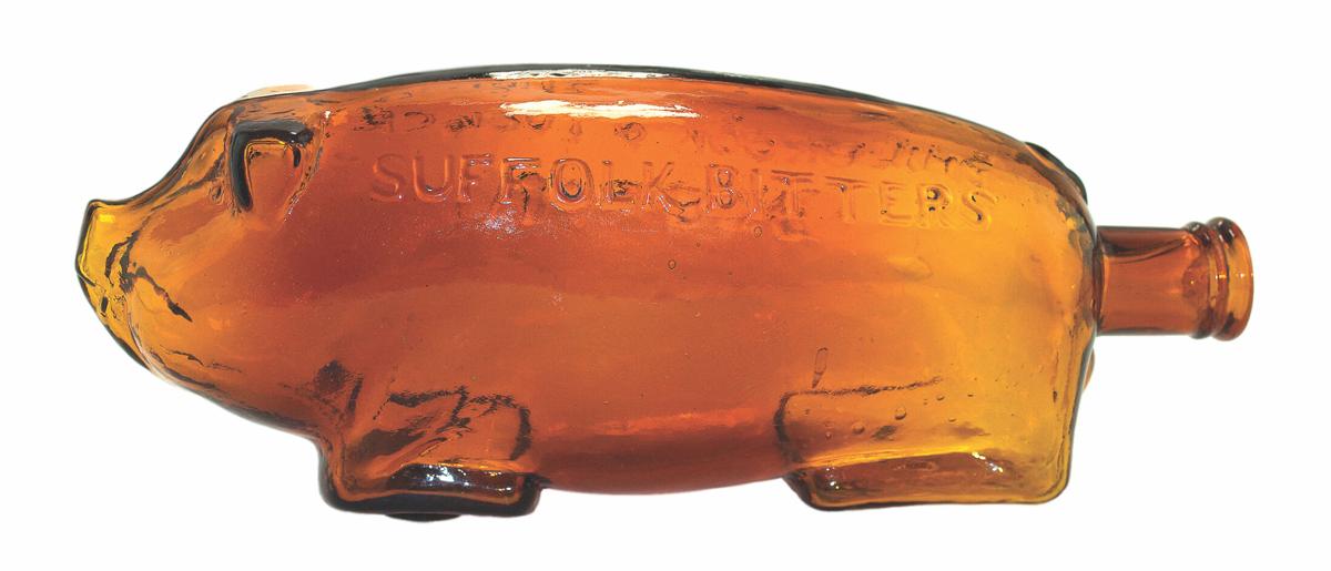 Kovels: Pig shape was popular in 19th-century medicine bottles