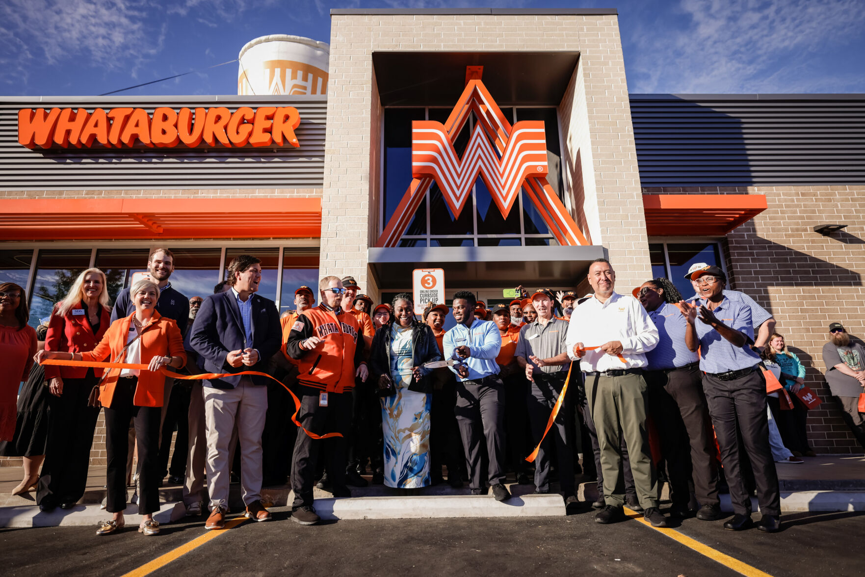 Texas burger chain Whataburger grand opening Winston-Salem