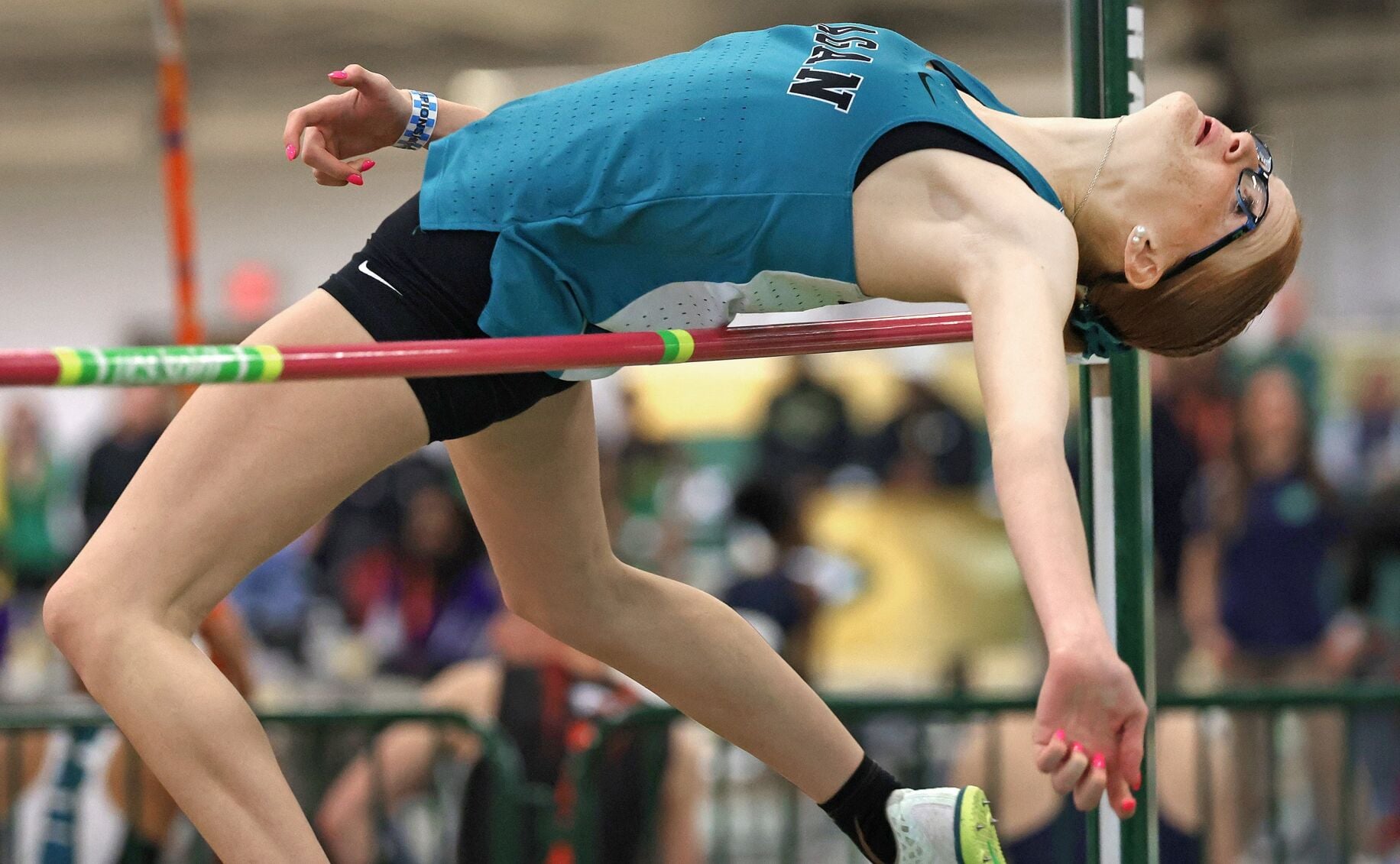 Pfafftown, NC's Reagan high jumper Ashley Casas wins state