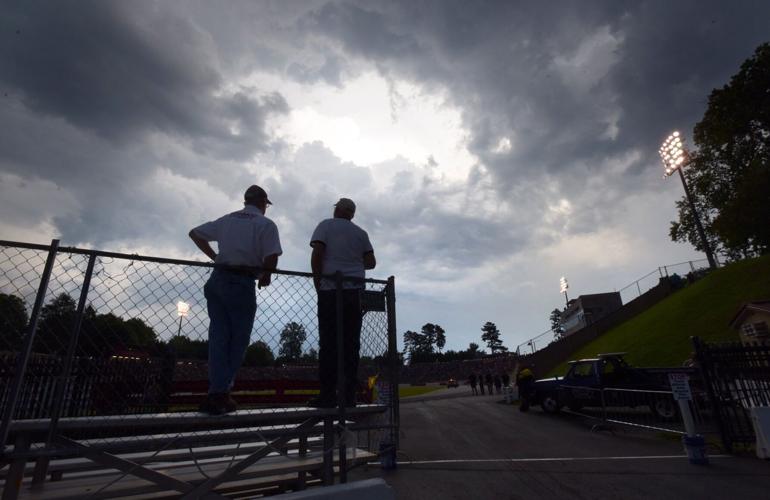 Bowman Gray Stadium racing cancelled because of rain storm