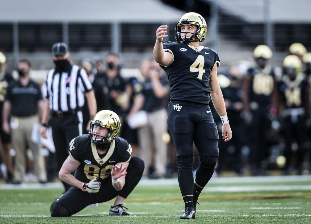 Wake Forest's Nick Sciba ready to continue his accuracy, take chances ...
