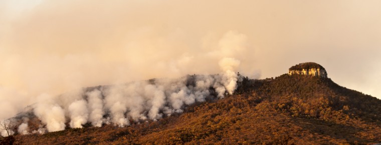 GALLERY: Pilot Mountain Fire Nov, 9 2012