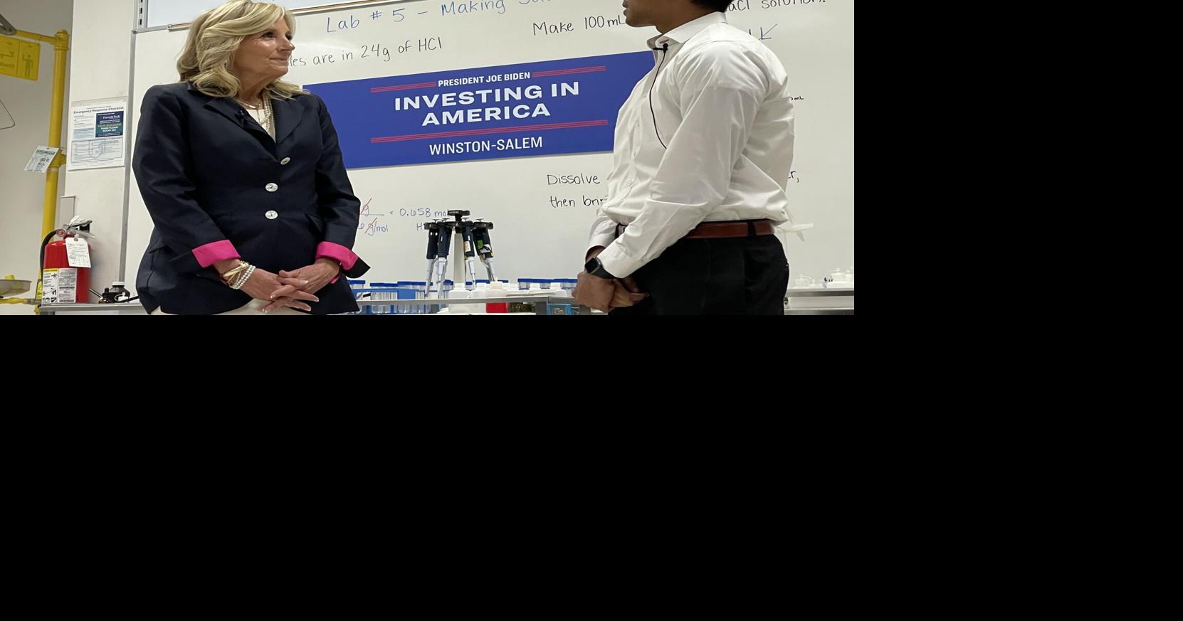 Jill Biden at Forsyth Tech