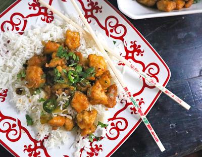Chengdu chicken a less-fiery version of General Tso's chicken