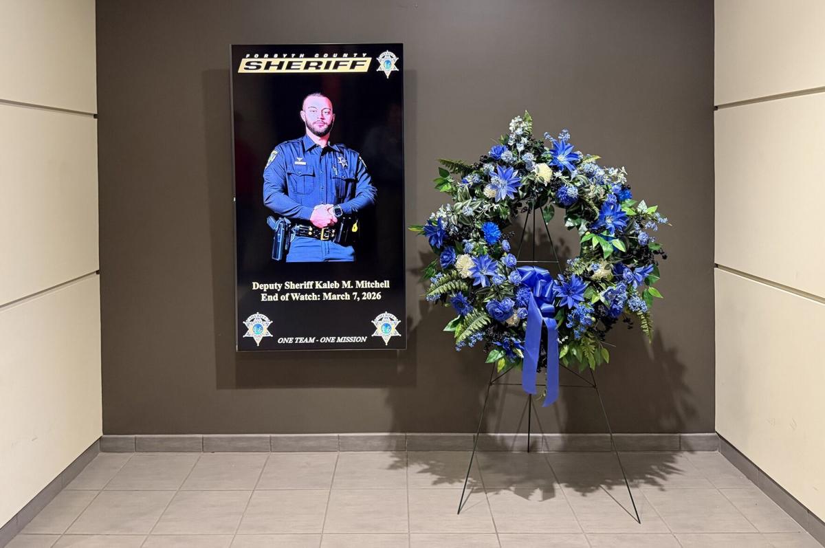 Photos Forsyth County Deputy Kaleb Mitchell remembered