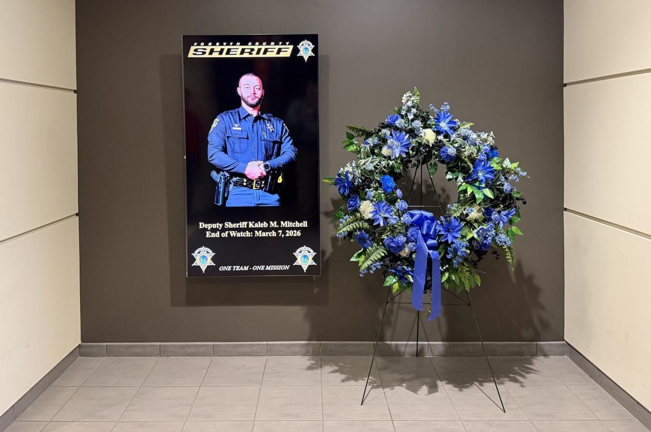 Photos Forsyth County Deputy Kaleb Mitchell remembered