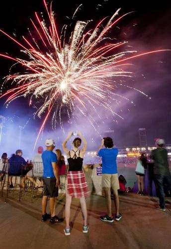 Baseball and fireworks will be on display on Fourth of July