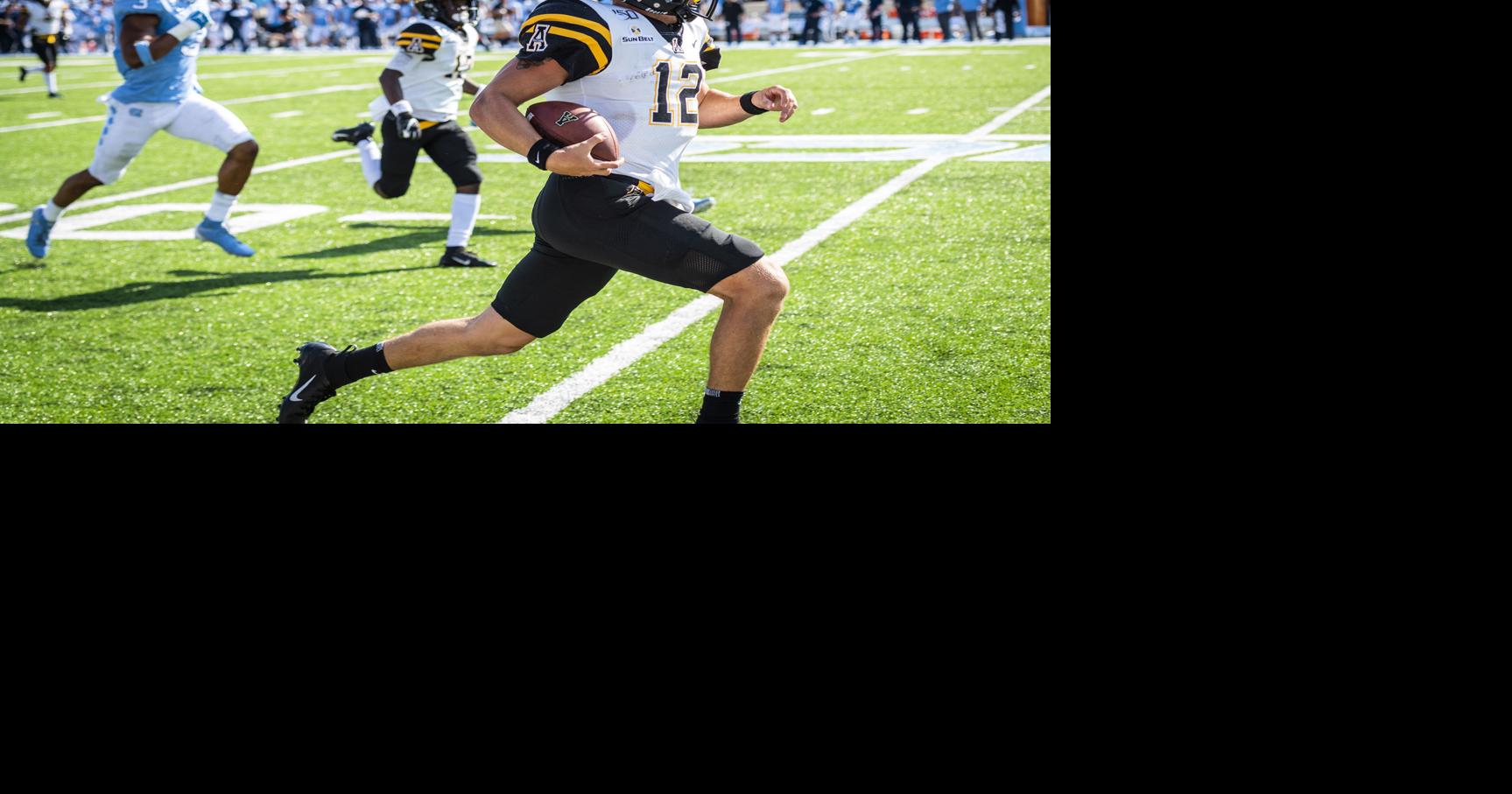 App State's Zac Thomas, finding any way he can to push himself as a ...