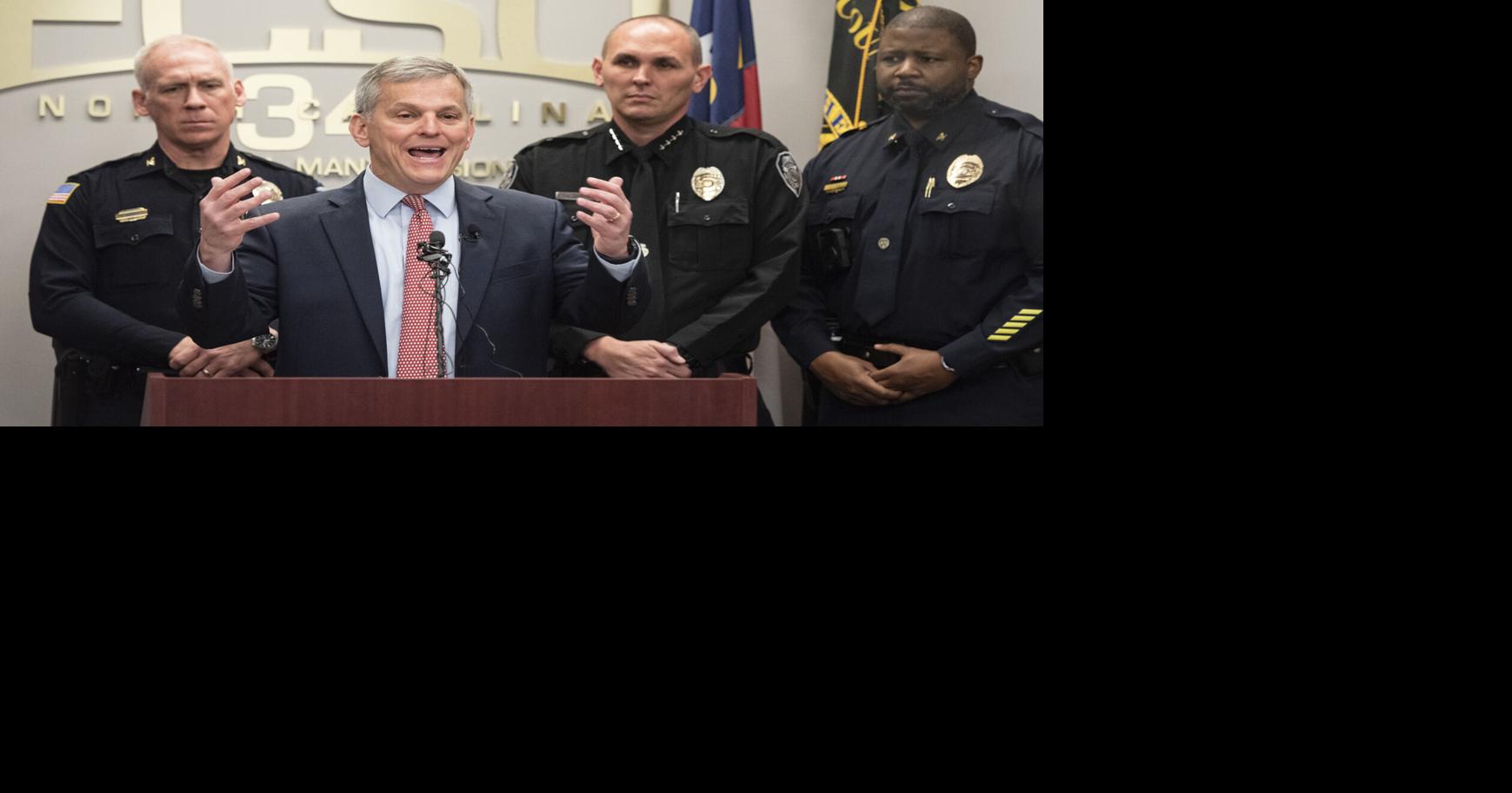 PHOTOS: Press conference announcing plans to improve law enforcement ...