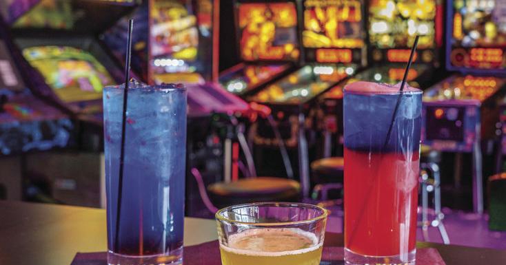 Reboot Arcade Bar offers ’80s-inspired cocktails and arcade games