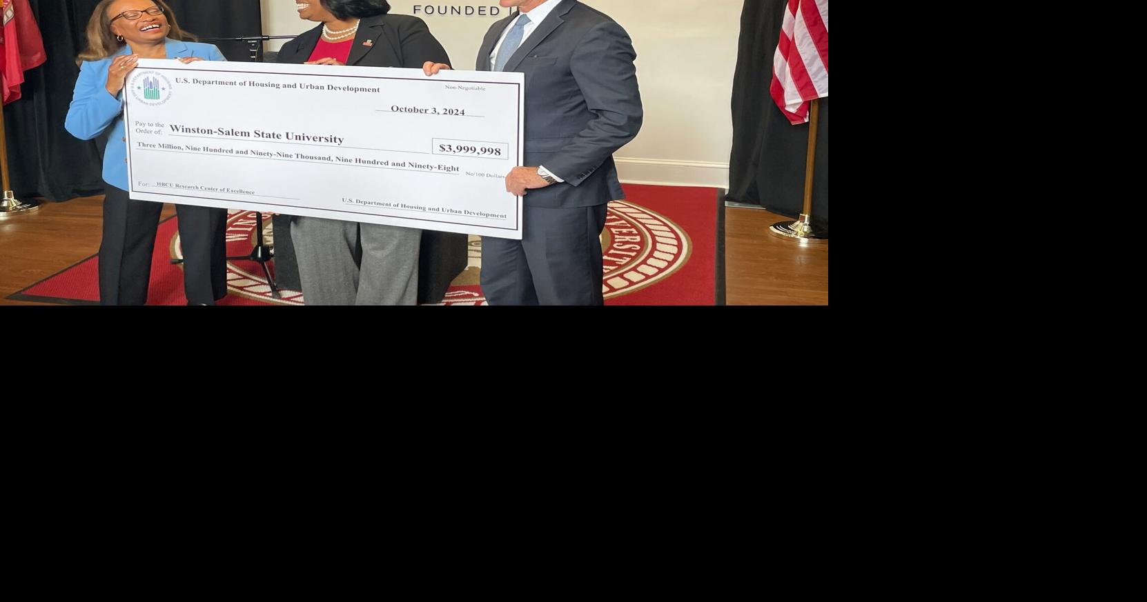 WSSU receives $4 million from HUD for a research center