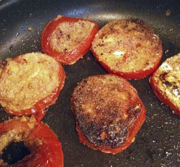 Pan-fried red tomatoes, Grandfather's way