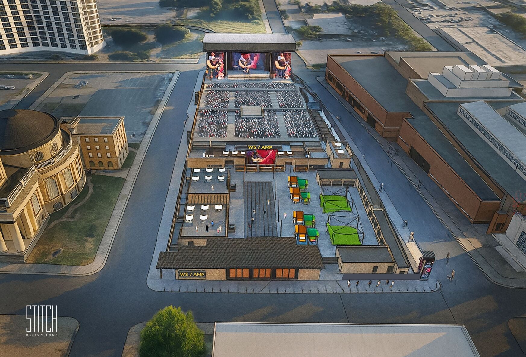 Downtown Winston-Salem NC amphitheater to open in 2027