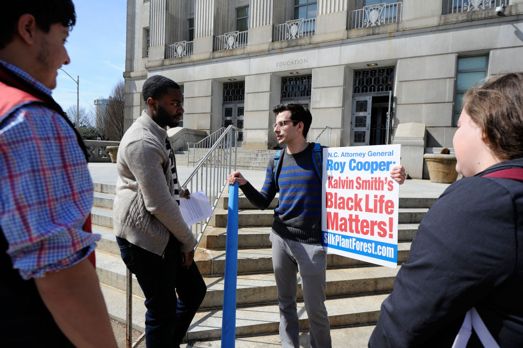 Local students pressure AG Roy Cooper on Kalvin Michael Smith case