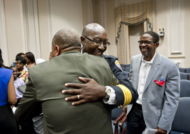 Winston-Salem police chief sworn in amid protesters