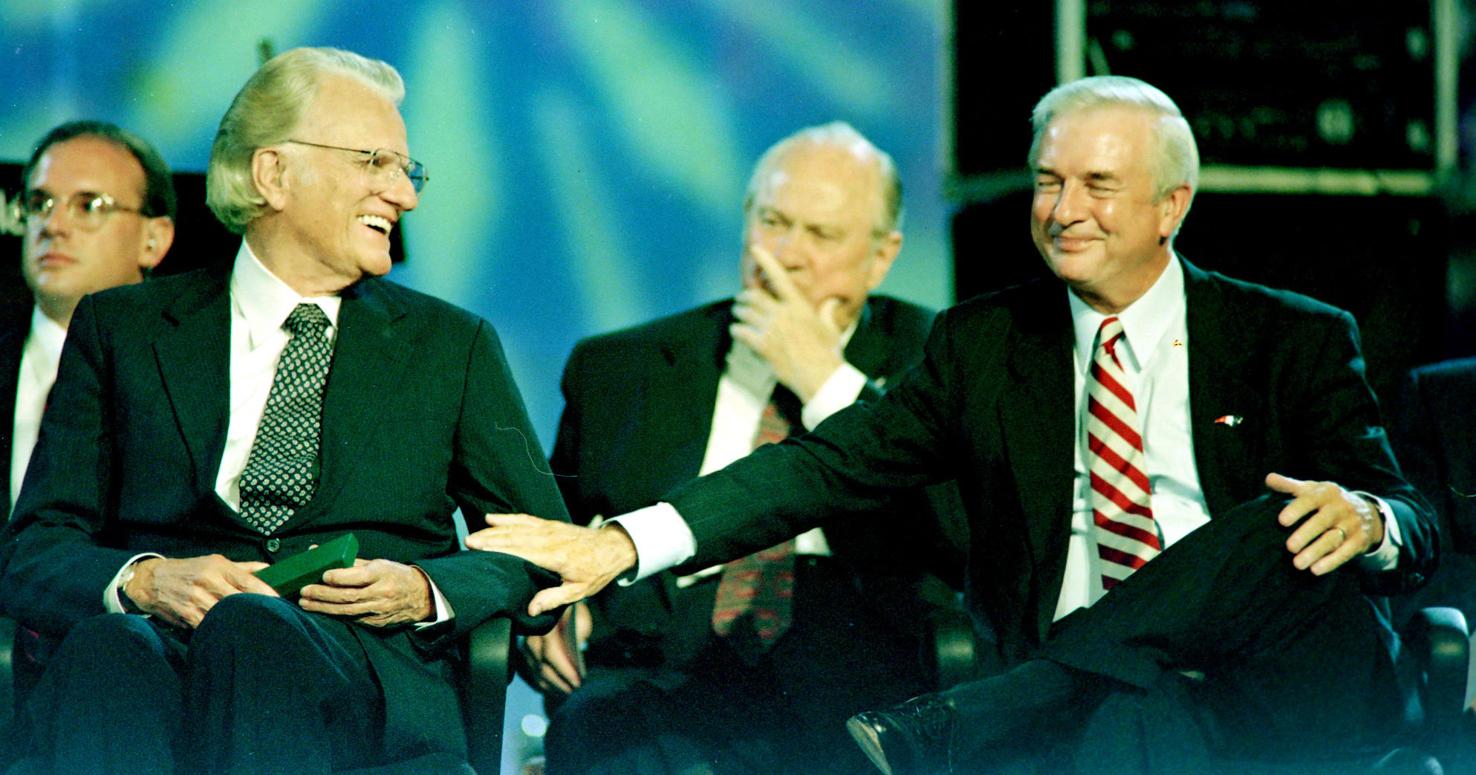 The Rev. Billy Graham through the years