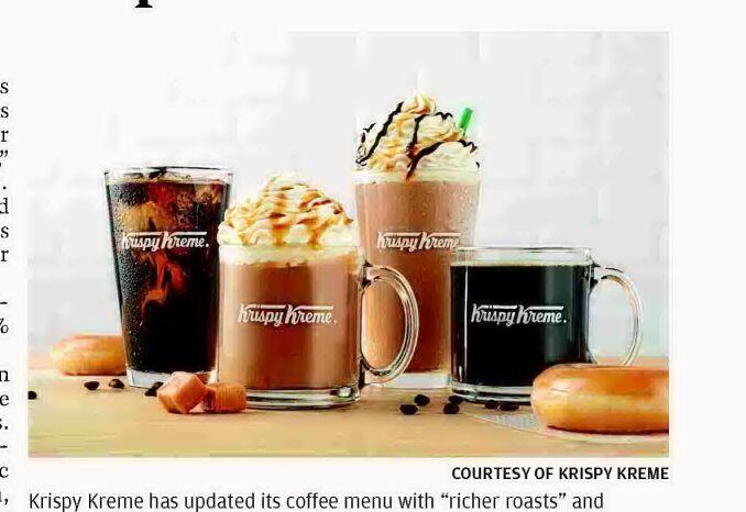 Krispy Kreme updates coffee menu