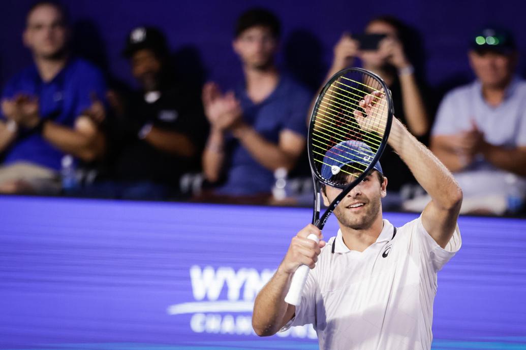 Stefan Dostanic wins Winston-Salem Open match