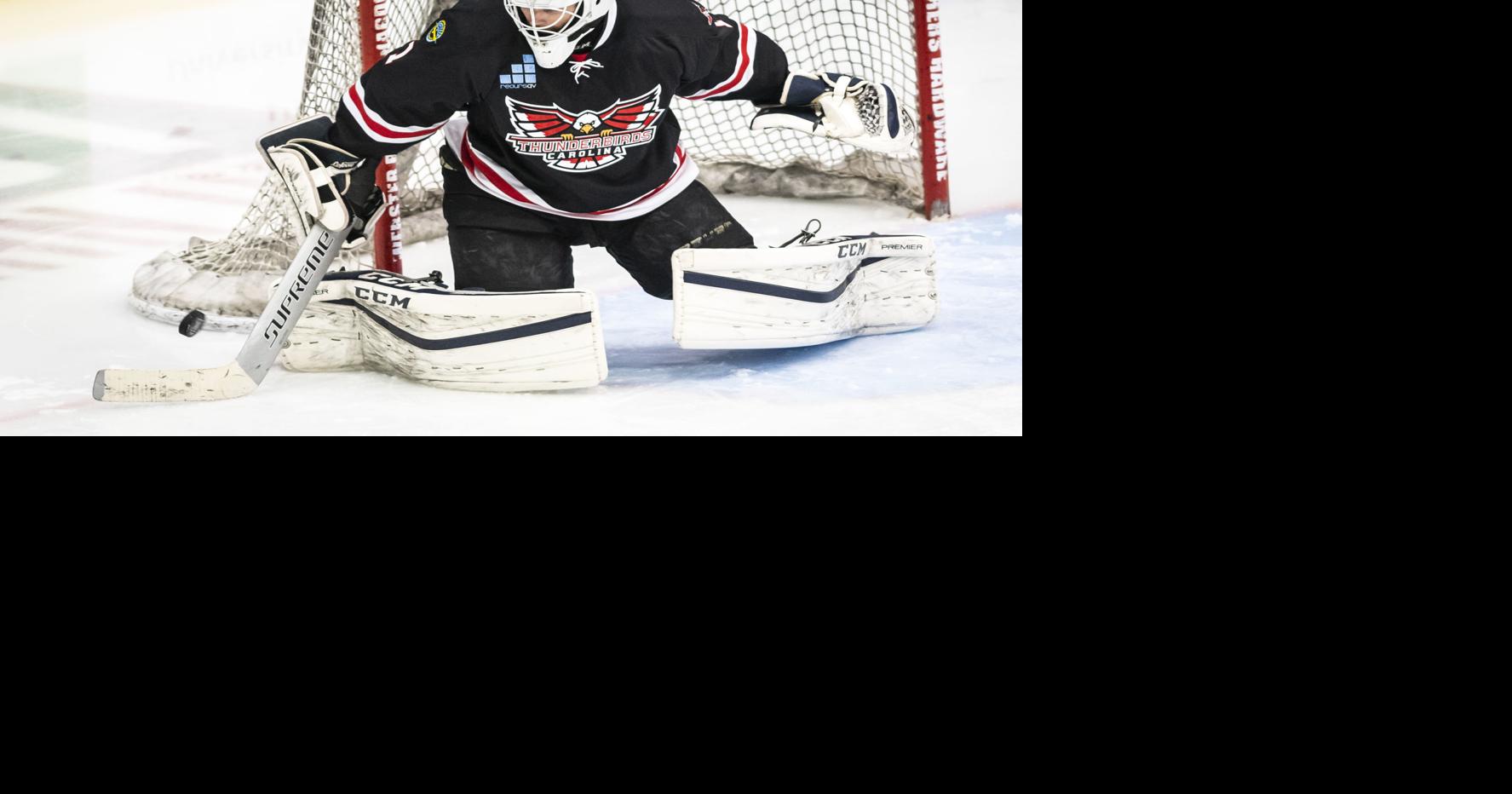 Goalie Jake Mullen settling in nicely for the first-place Carolina ...