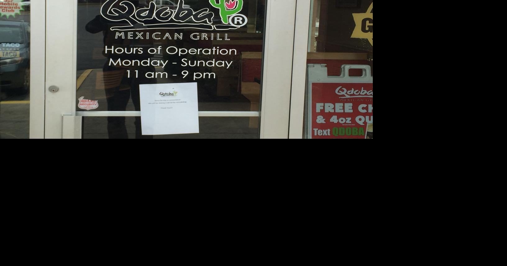 Four Triad Qdoba restaurants closed as part of liquidation