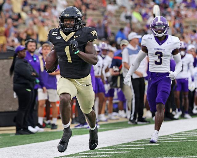 Wake Forest rolls past Western Carolina to improve to 2-0