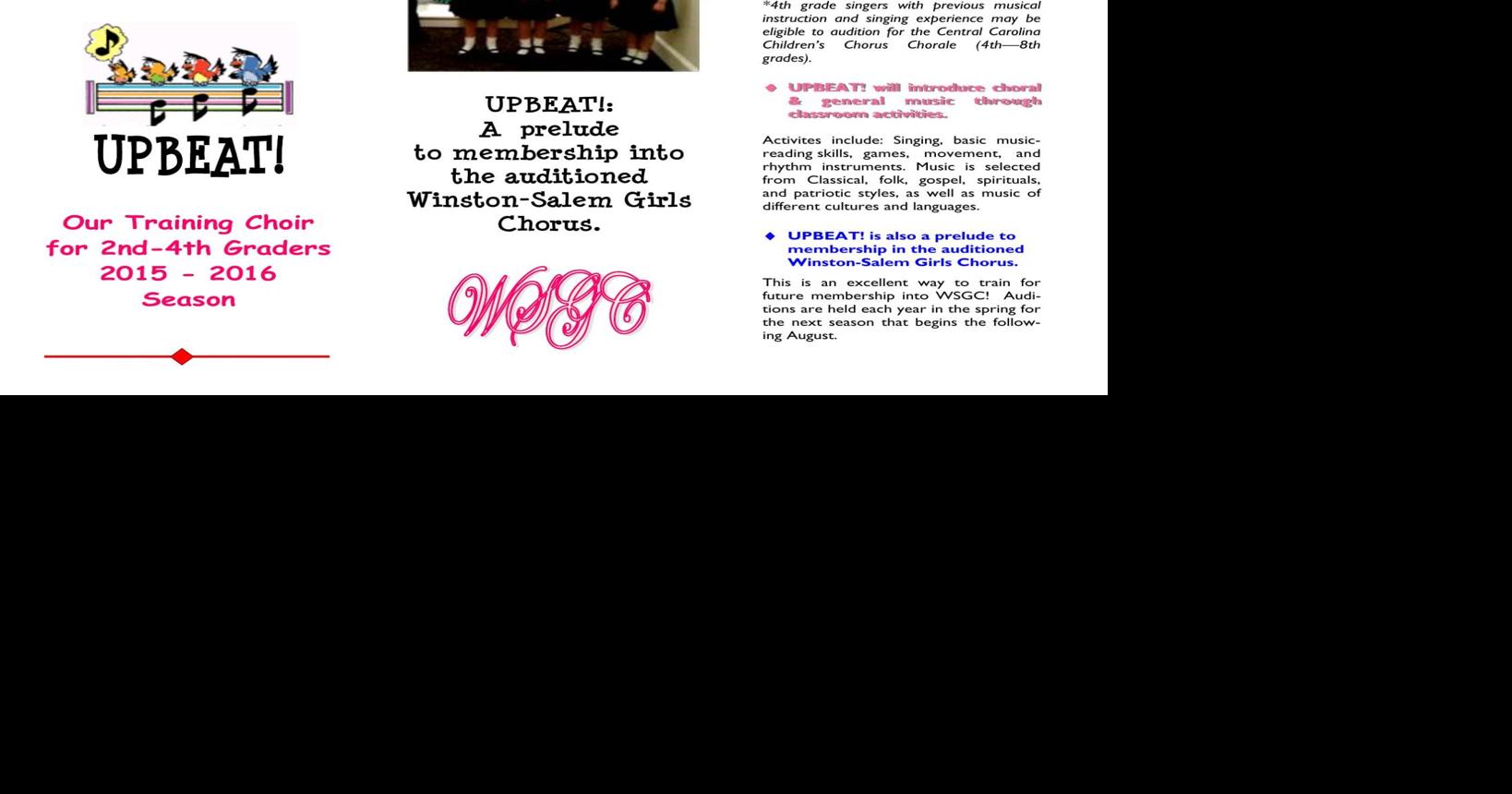 UPBEAT! Program Brochure