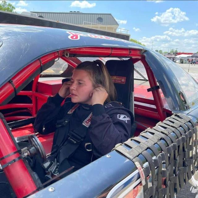 Amber Lynn remains active at Bowman Gray Stadium