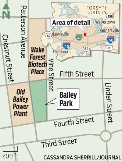 About 400 attend opening of Bailey Park in heart of Innovation Quarter