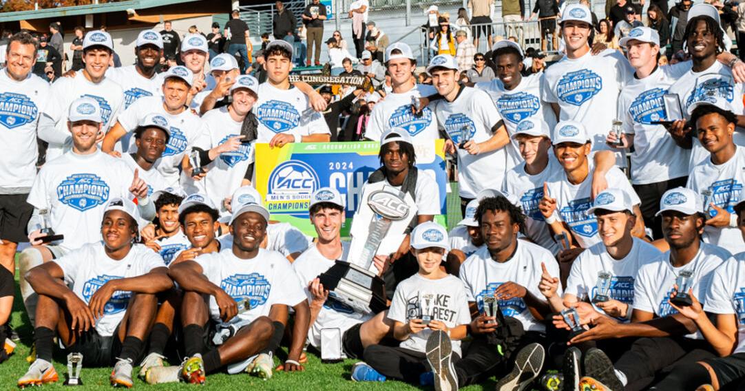 Wake Forest men's soccer team wins ACC championship