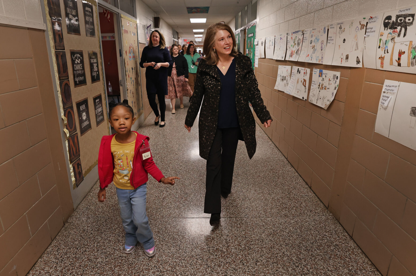NC First Lady visits alma mater Brunson Elementary