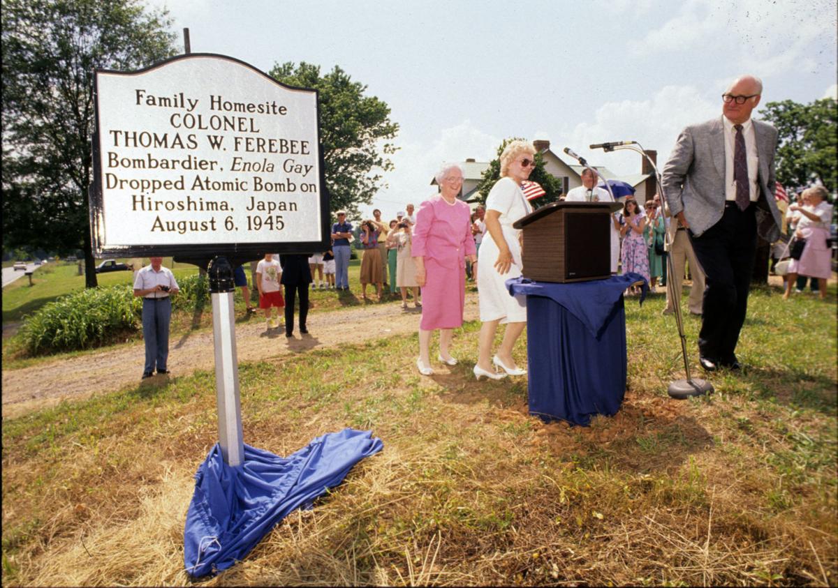 Davie County NC' s Thomas Ferebee bombardier on Enola Gay