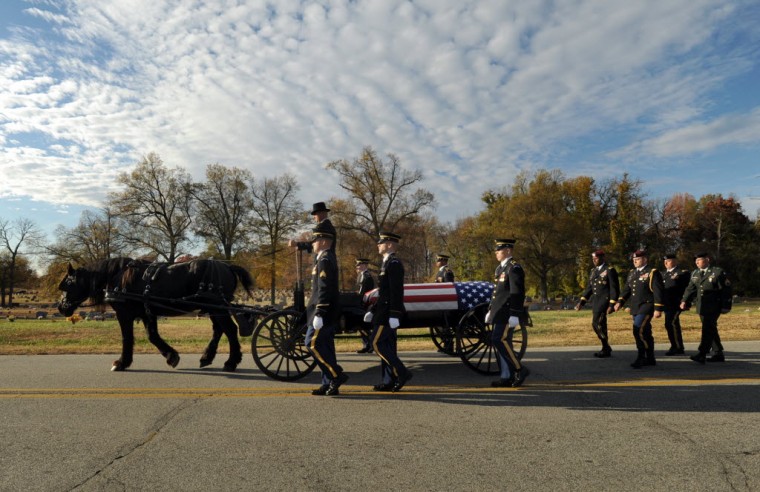 600 attend Jacob Carroll's funeral and burial with military honors
