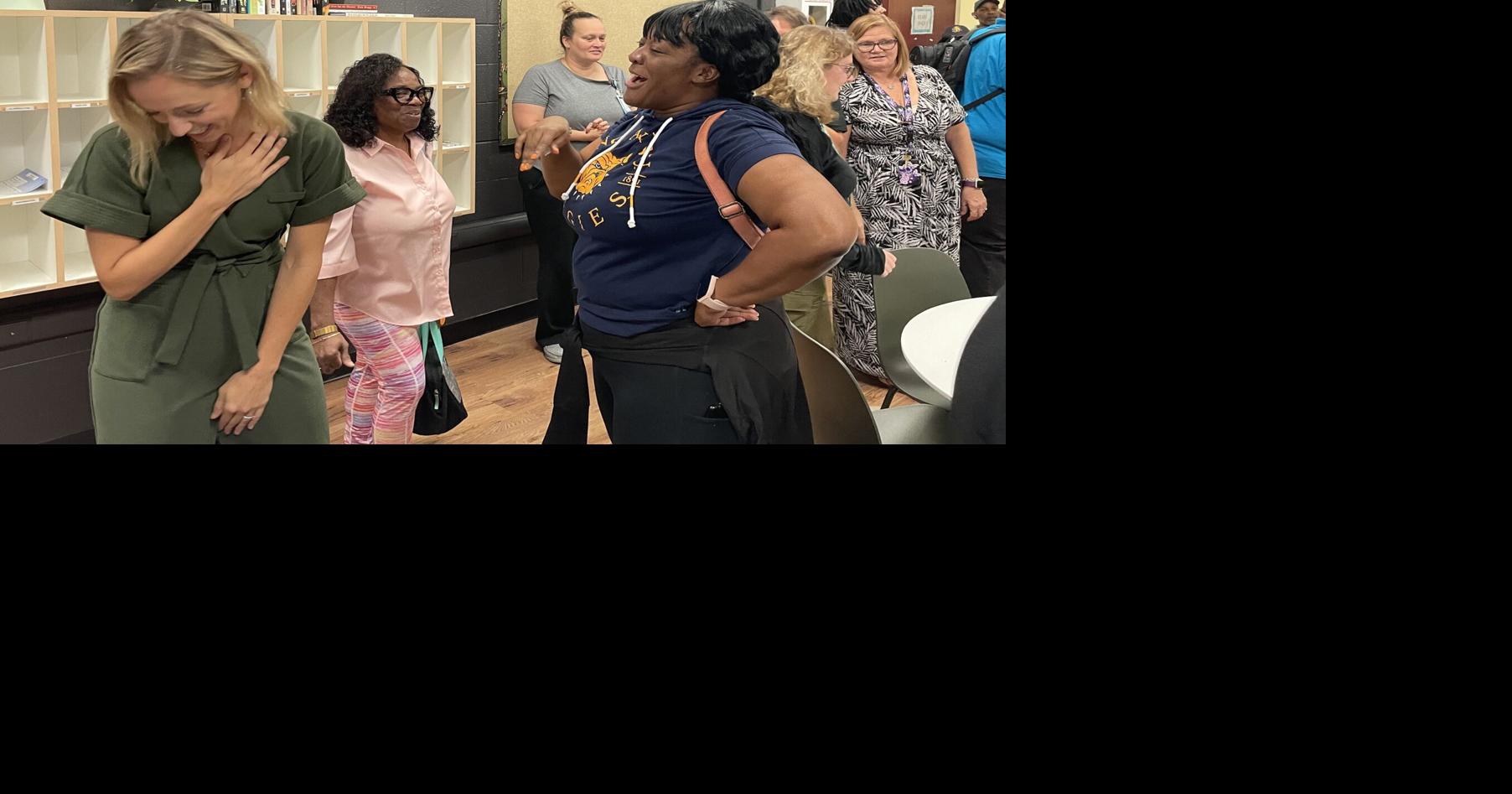 PHOTOS: Carter High School staff lounge makeover