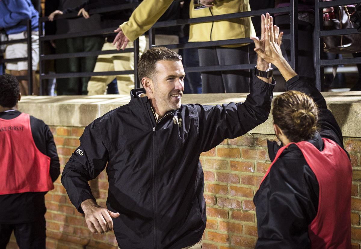 Wake Forest men's soccer staff wins award